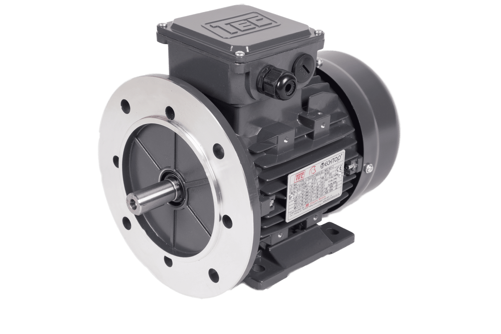 TEC Three Phase Electric Motor, 0.37KW, (1/2HP), Foot & Flange Mounted ... TEC Three Phase Electric Motor, 0.37KW, (1/2HP), Foot & Flange Mounted ...